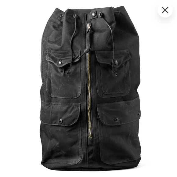 Filson | Bags | Filson Duffel Duffle Backpack Black 24 H X 4 W X 75 D ...
